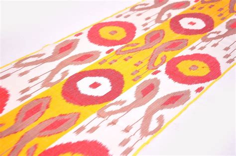 Upholstery Handwoven Adras Ikat Oriental Design