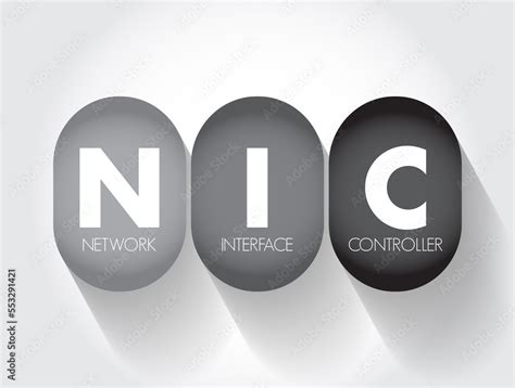 NIC Network Interface Controller Is A Computer Hardware Component