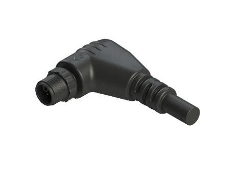 방수 Ip66 ~ 68 M12 L 코드 5핀 수 케이블 어셈블리 커넥터 L12p P505rm Holin