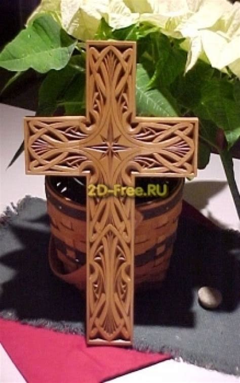 Крест формат Dxf