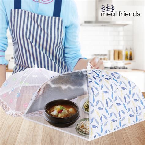 밀프렌즈 원터치 보온보냉 대형 밥상보 접이식 투명창 밥상덮개 온도유지 푸드커버 티몬