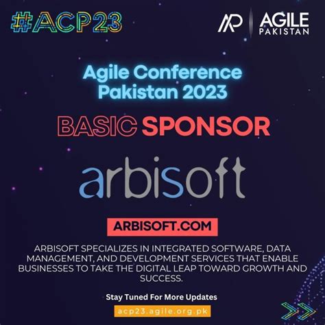 Agile Pakistan On Linkedin Arbisoft Basic Sponsor Acp23