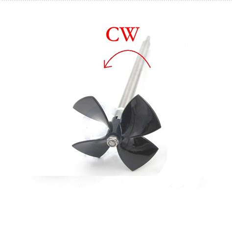Rc Boat 4 Blade Ducted Propeller High Thrust Ducted 60mm 70mm 80mm Prop Cw Ccw Simulation Marine