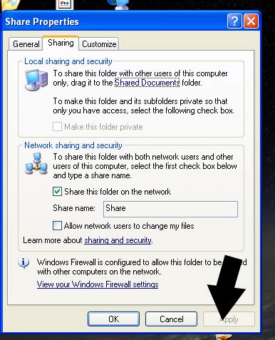 Windows XP File Sharing Lab ITCwiki