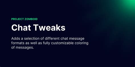 Chat Tweaks Twelve Iterations Mods