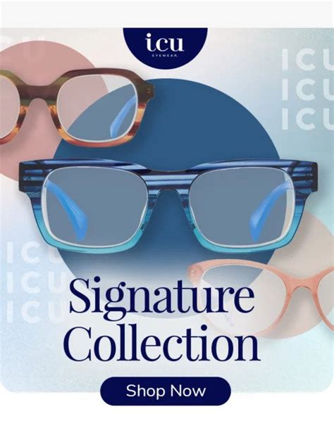 Icu Eyewear Inc Meet The Signature Collection 🤩 Milled