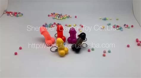 Creative Funny Penis Keychain Multi Spring Keyring Lovers Men Women Prank Gifts Buy Creative