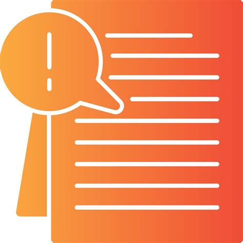 Issue Solid Multi Gradient Icon 40942567 Vector Art At Vecteezy