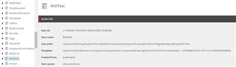 Adding A Custom Form Element With Rich Text Field To Sitecore Forms