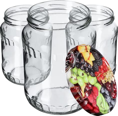 KADAX Einmachgläser Marmeladengläser 720 ml Einmachgläser mit