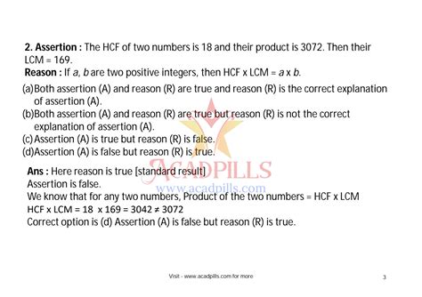 SOLUTION Assertion Reasoning Questions Studypool