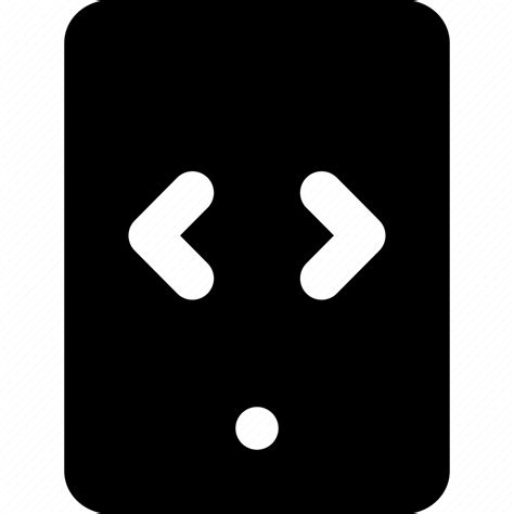Code Coding Development Programming Tablet Icon Download On