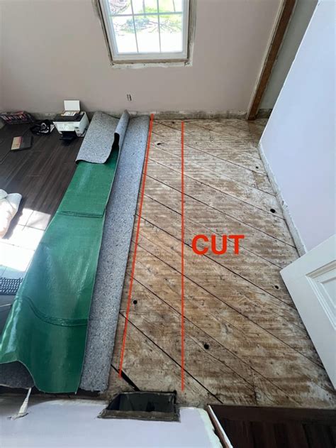 Whats The Proper Way To Patch This Plank Subfloor R Diy