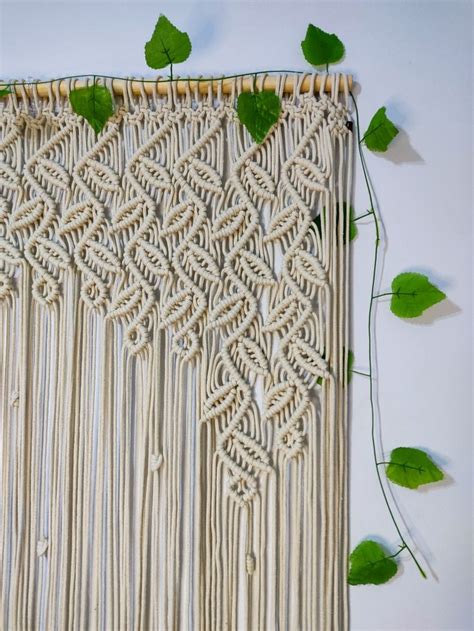 Curtain Macrame Macrame Curtains