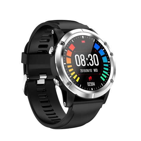 Bakeey t5 full round hd screen wristband heart rate o2 monitor 7 sports ...