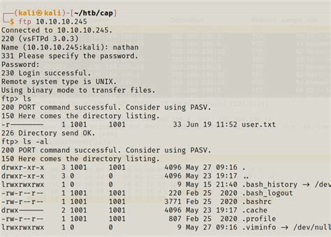 Cap Walkthrough Hackthebox Writeup Security