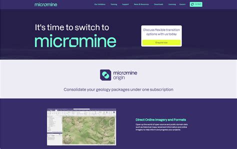Switch To Micromine Origin Micromine Technology For Mining