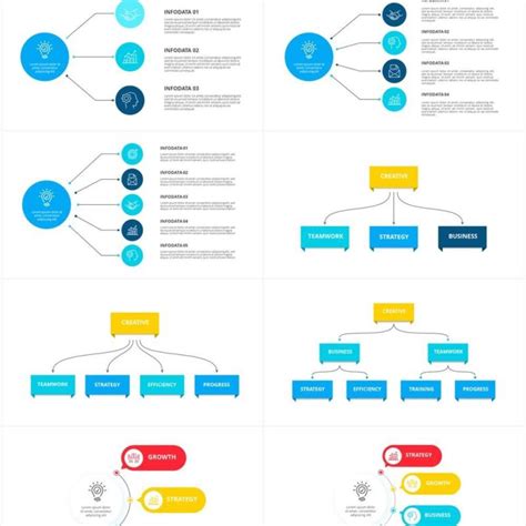 彩色流程图表关系结构图ppt素材flow Chart Ppt元素 【ovo图库】