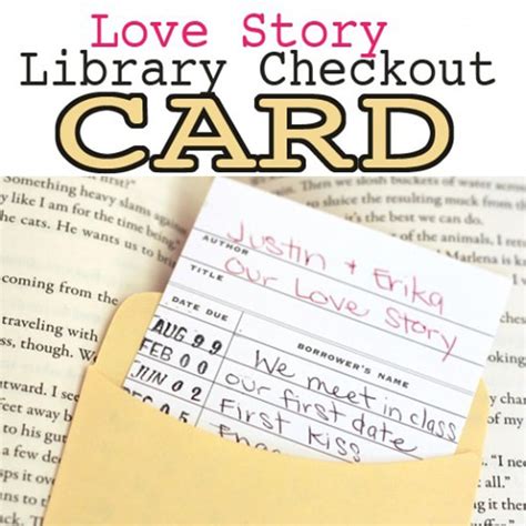 Library Checkout Card