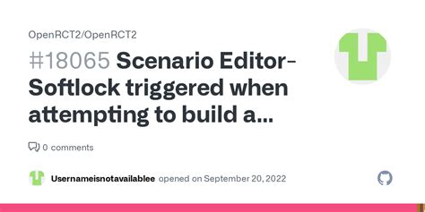 Scenario Editor Softlock Triggered When Attempting To Build A Park