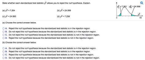 State Whether Each Standardized Test Statistic2