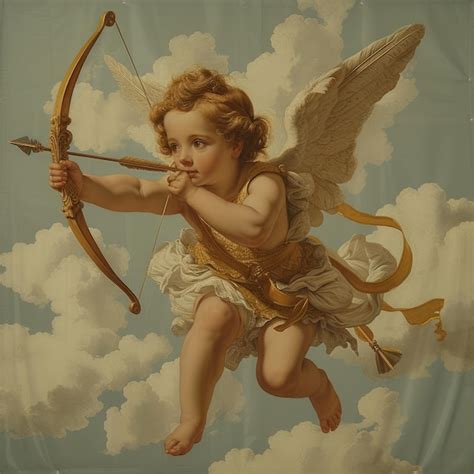 Premium Photo Charming Cupid A Whimsical Depiction Of The Iconic