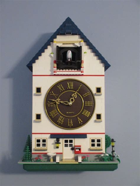 ~ Lego Mocs ~ Steampunk ~ Cuckoo Lego Projects Clock Craft Used Legos