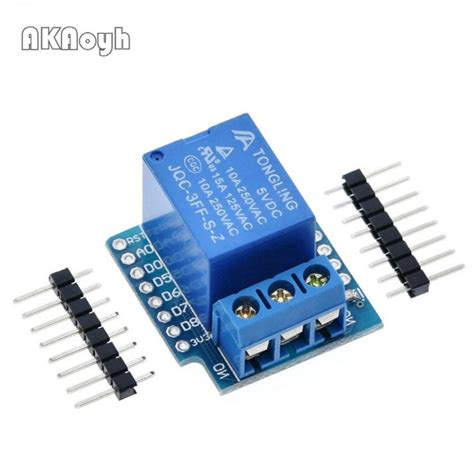 1套單通道wemos D1迷你繼電器屏蔽wemos D1迷你繼電器模塊esp8266開發板1通道 蝦皮購物
