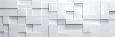 Premium Photo White Ceramic Rectangle Mosaic Tile Geometric Pattern