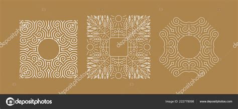 Retro Frame Place Text Vintage Decoration Element Vector Illustration Stock Vector By Studiom