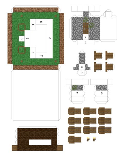Papercraft Minecraft House Minecraft Para Imprimir Minecraft Png Porn