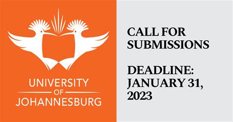 Call For Submissions 2023 Uj Prize For South African Writing