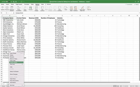 Excel File Is Locked For Editing Error And Solutions 10XSheets