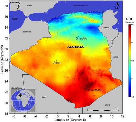 Mapping And Geospatial Analysis Of Solar Resource In Algeria Request Pdf