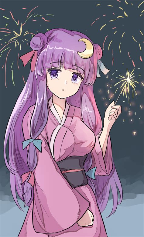 Patchouli Knowledge Touhou Drawn By Namikiremiter00 Danbooru