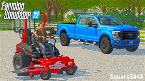 Demoing New Toro Zero Turn Landscaping Farming Simulator 22 Youtube