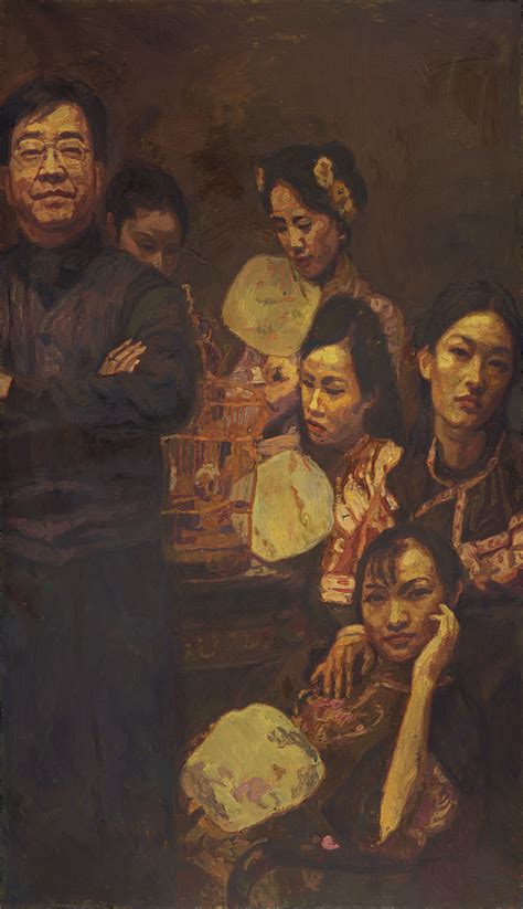 陈逸飞油画作品——755mb油画超高清大图原图扫描真迹全图书画图片下载