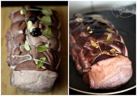 Paleta Smaku Szynka Pieczona Marynowana W Aromatycznej Zalewie Z Czerwonym Winem