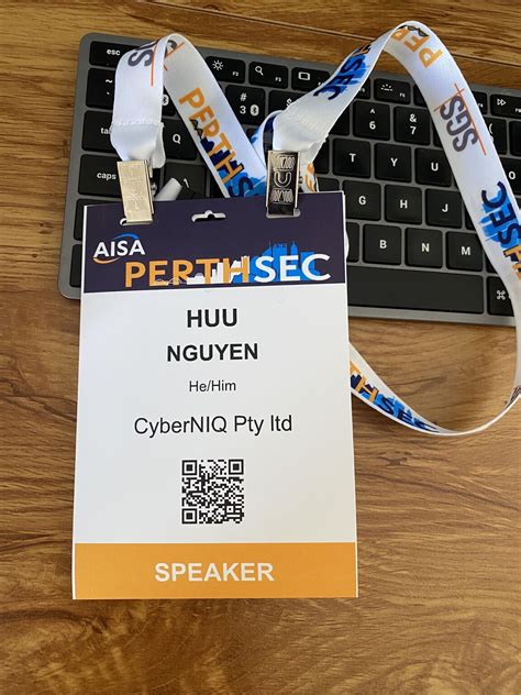 Huu Nguyen Eric On Linkedin Perthsec Aisa Cyberniq Cybersecurity