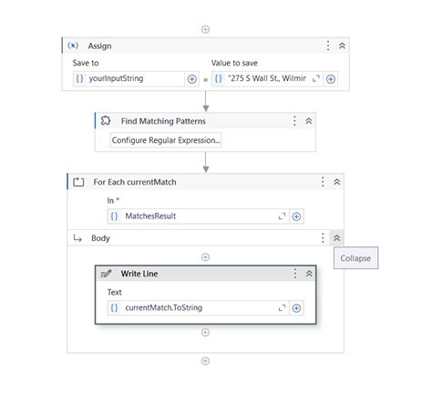 regex builder won t print the result academy feedback uipath