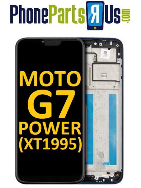 Moto G7 Power Xt1955 5 2019 Lcd Assembly With Frame Phonepartsrus