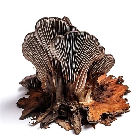 Premium Ai Image Split Gill Mushroom Brown And Split Gills