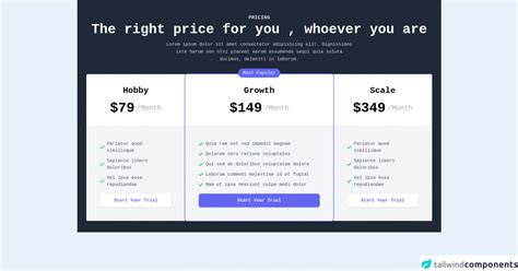 Pricing Component