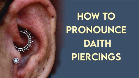 How To Pronounce Daith Youtube