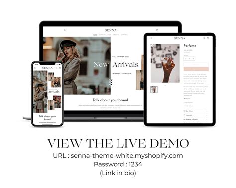 Shopify Theme Template Aesthetic Shopify Template Minimal Shopify Website Luxe Fashion