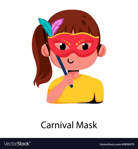 Carnival Mask Royalty Free Vector Image Vectorstock