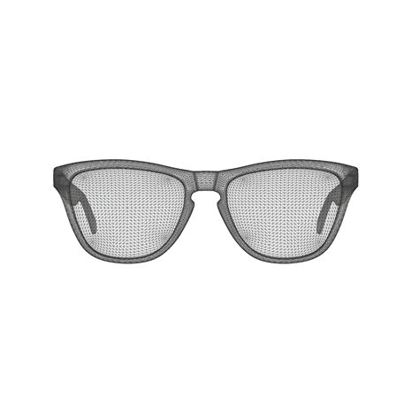 3d Model Oakley Frogskins Mix Violet Iridium Polarized Sport Glasses Vr