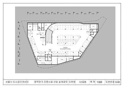 평면도1 ©운생동건축사사무소주 건축 프리젠테이션 보드 건축 도표 평면도