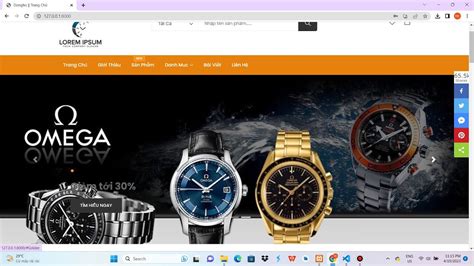 PHP mysql Website quản lý bán đồng hồ online có báo cáo YouTube
