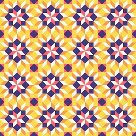 Premium Vector Abstract Geometric Pattern Inspired By Duvet Quilting